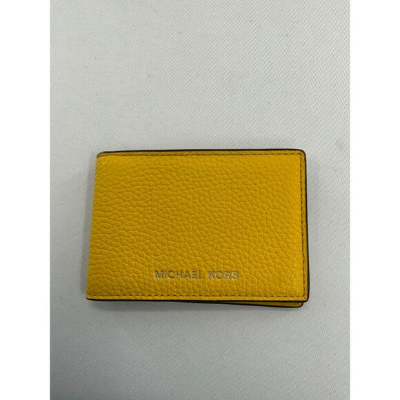 Michael Kors | Bags | Michael Kors Compact Id Wallethoney Honey Wallet ...